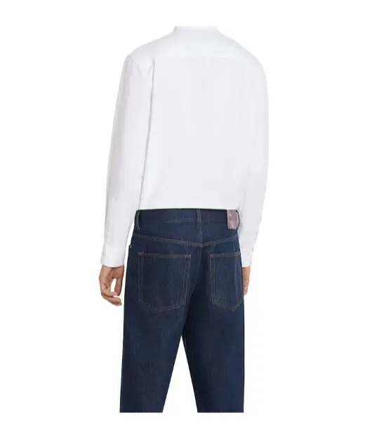 Gucci Oxford Cotton Shirt With Web