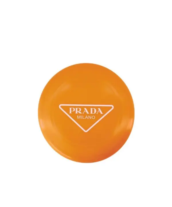 Prada Logo Printed Frisbee - Orange