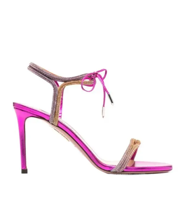 AQUAZZURA 100mm Crystal-embellished Sandals