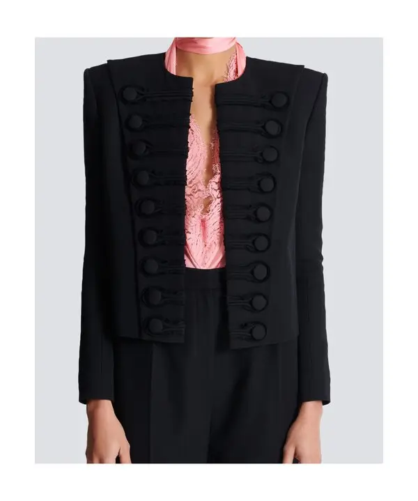 Balmain Grain De Poudre Spencer Jacket