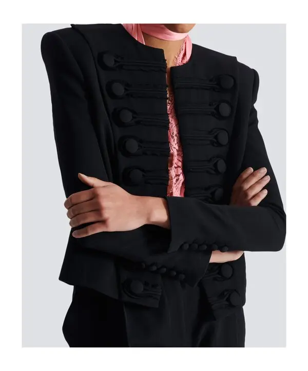 Balmain Grain De Poudre Spencer Jacket