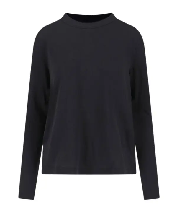 JAMES PERSE Long Sleeve Crew Neck T-shirt - Black