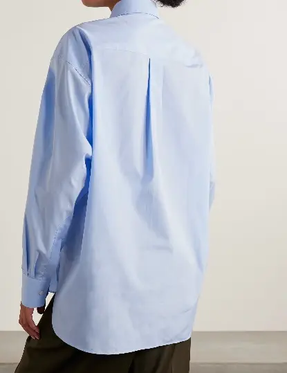 Wardrobe.NYC Oversize Logo Shirt With Button Front