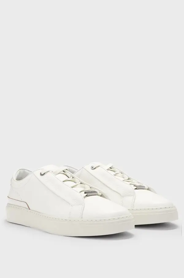 Hugo Boss Lace-up Low-top Sneakers - White