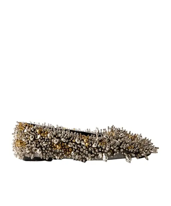 Dries Van Noten Square Toe Ballet Flats