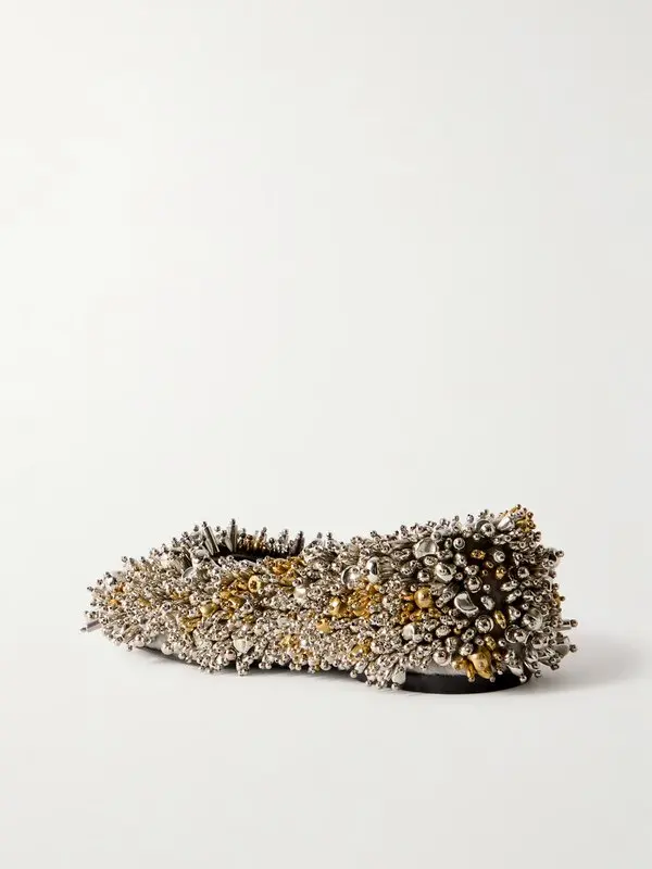 Dries Van Noten Square Toe Ballet Flats