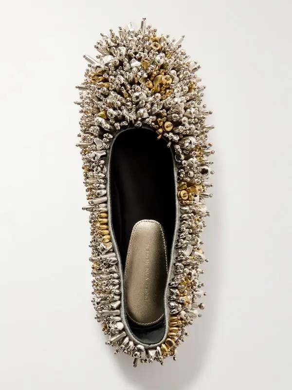 Dries Van Noten Square Toe Ballet Flats
