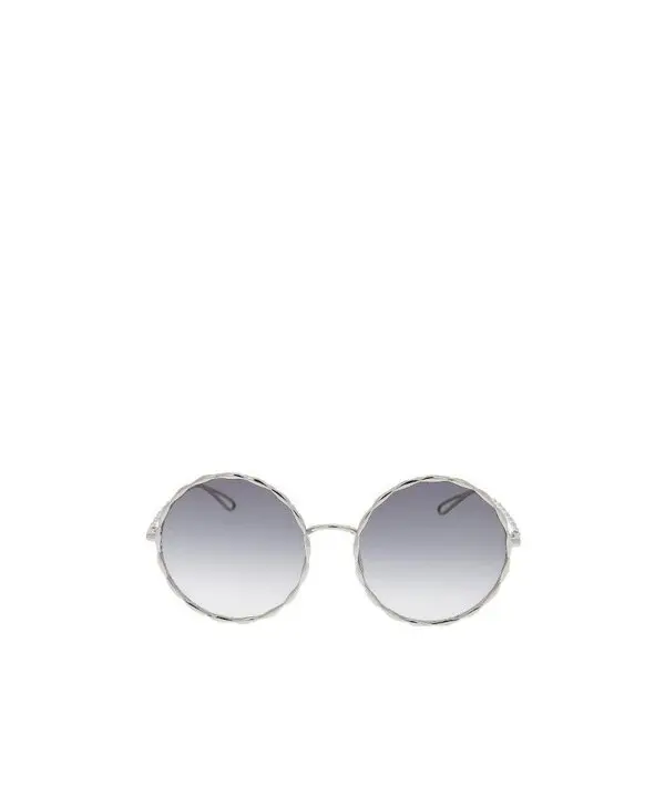 Elie Saab Round Frame Sunglasses - Gray
