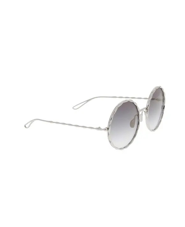 Elie Saab Round Frame Sunglasses