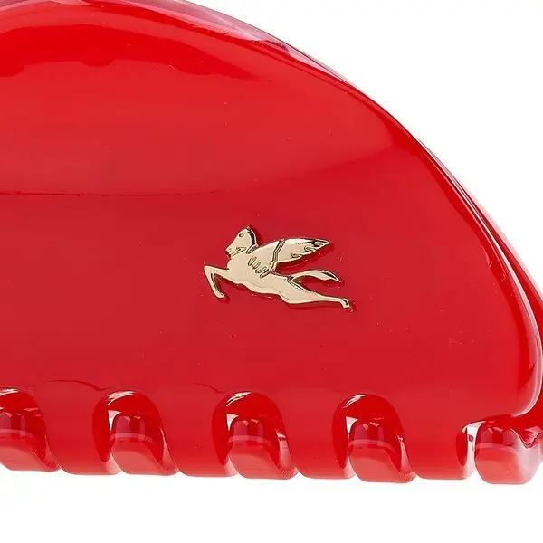 Etro Logo Claw Clip - Red