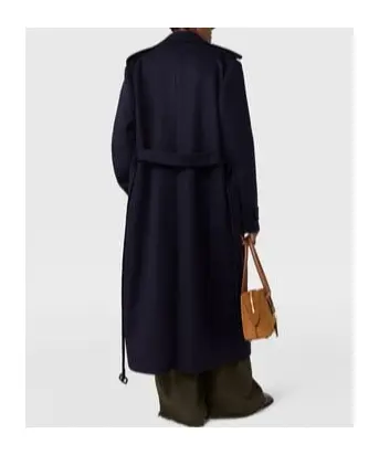 Stella McCartney Double-breasted Trench Coat - Ink