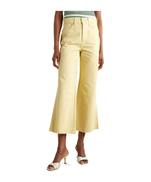 Veronica Beard Taylor Flared Jeans - Yellow