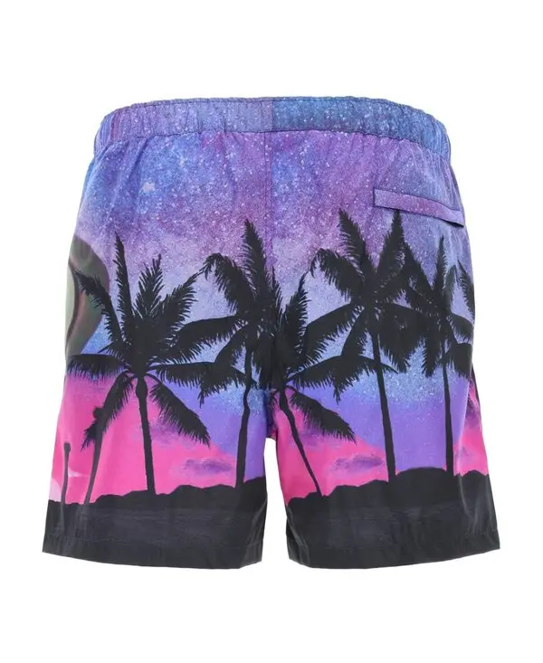 Valentino Garavani Printed Elastic Waist Swim Shorts