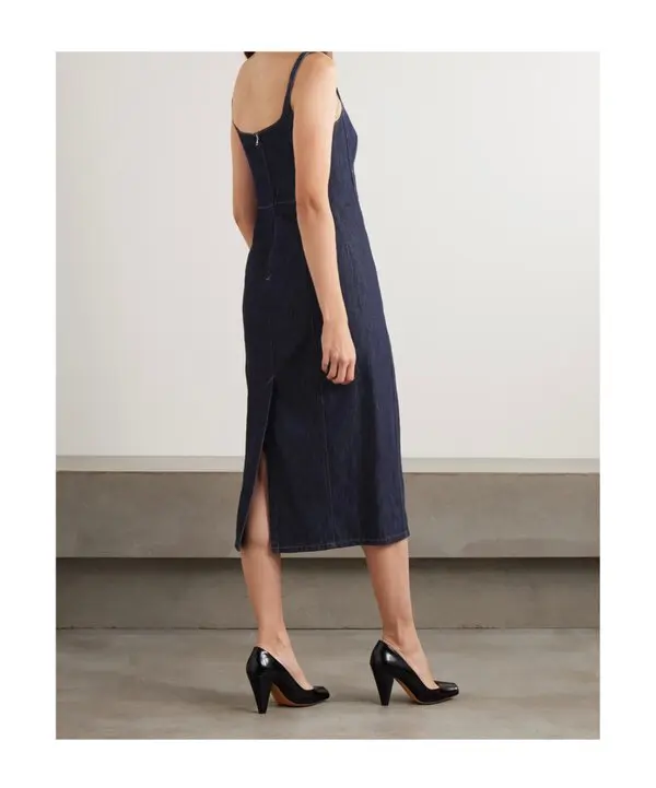 Dries Van Noten Denim Midi Dress