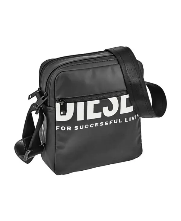 DIESEL® Logo Print Messenger Bag