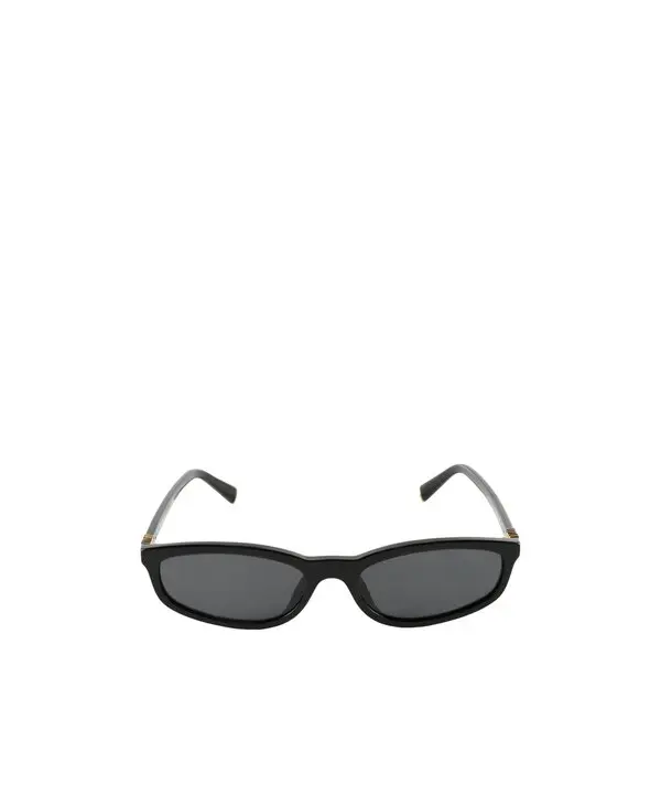 Miu Miu Full-frame Sunglasses With Designer Logo - Black