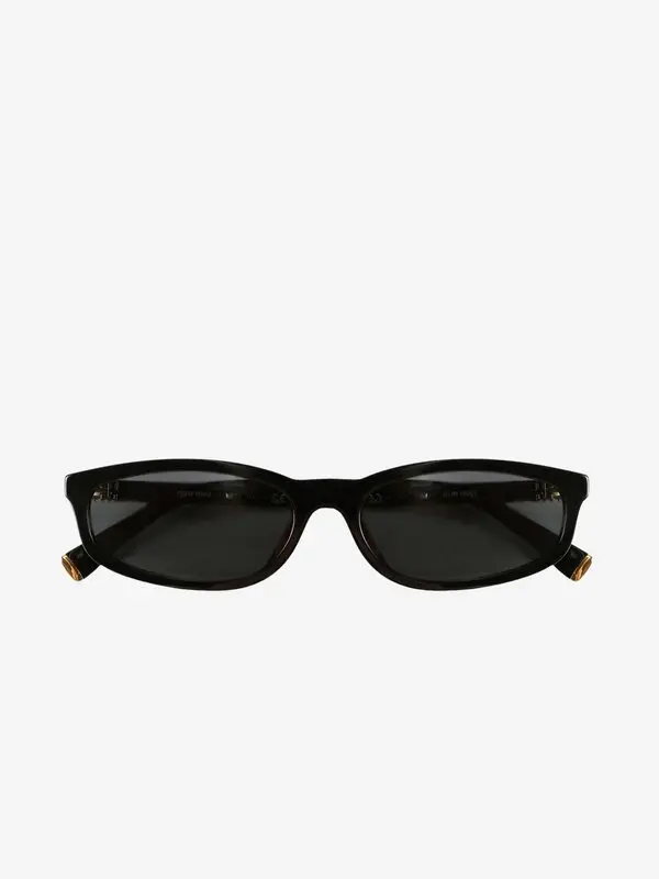 Miu Miu Full-frame Sunglasses With Designer Logo - Black