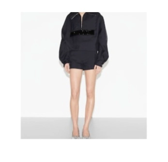 Gucci Techno Gabardine Caban With Embossed Logo