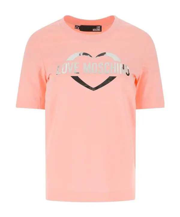 Moschino Logo Print Cotton T-shirt