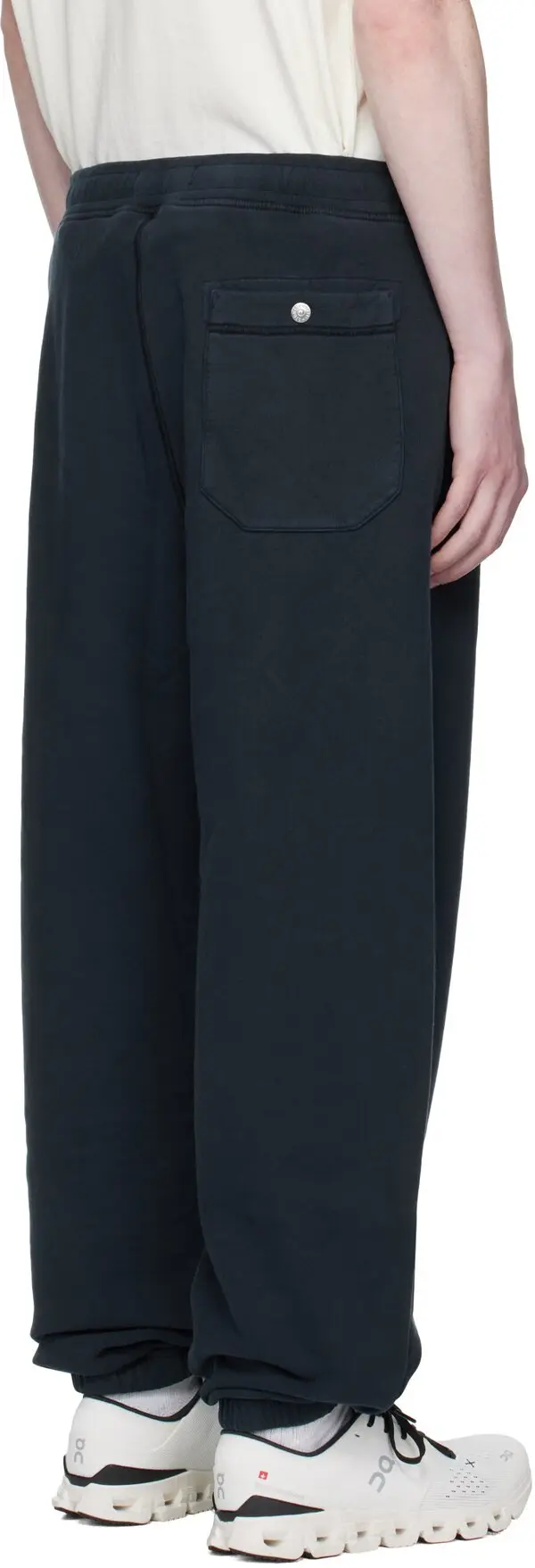 Stone Island Elastic Waist Sweatpants - Blue