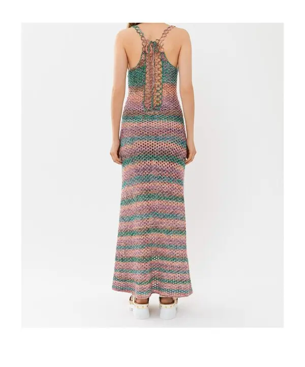 Chloé Striped Sleeveless Knit Maxi Dress