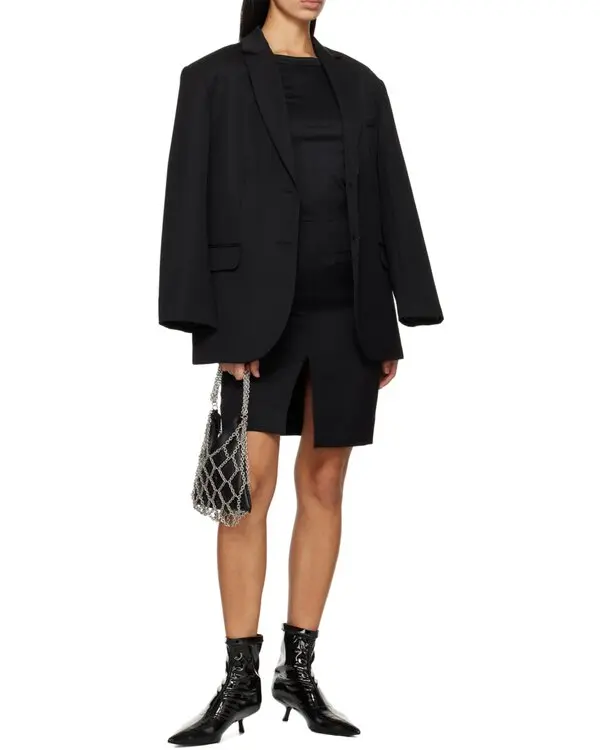 ANINE BING Vena Front-slit Skirt