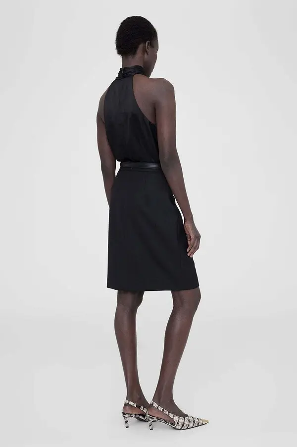 ANINE BING Vena Front-slit Skirt