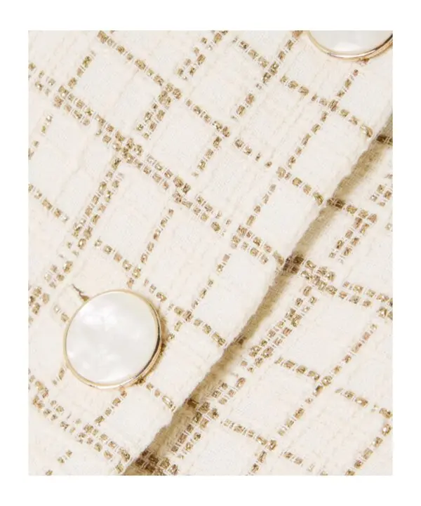 Veronica Beard Andrea Tweed Jacket - Ivory