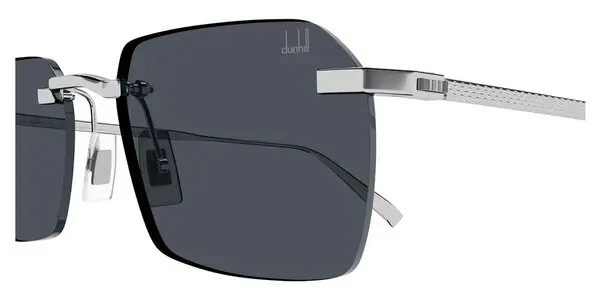 Dunhill Rectangular Rimless Sunglasses