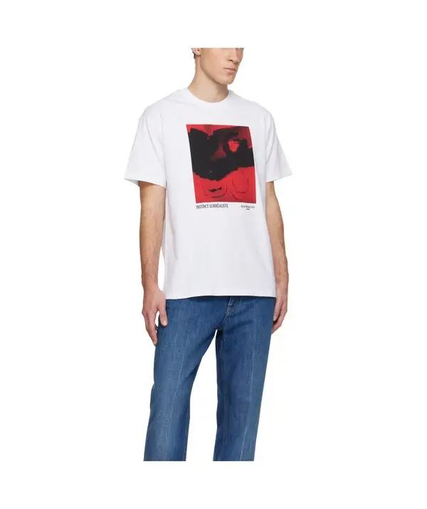 Givenchy Graphic Printed Regular Fit T-shirt - White