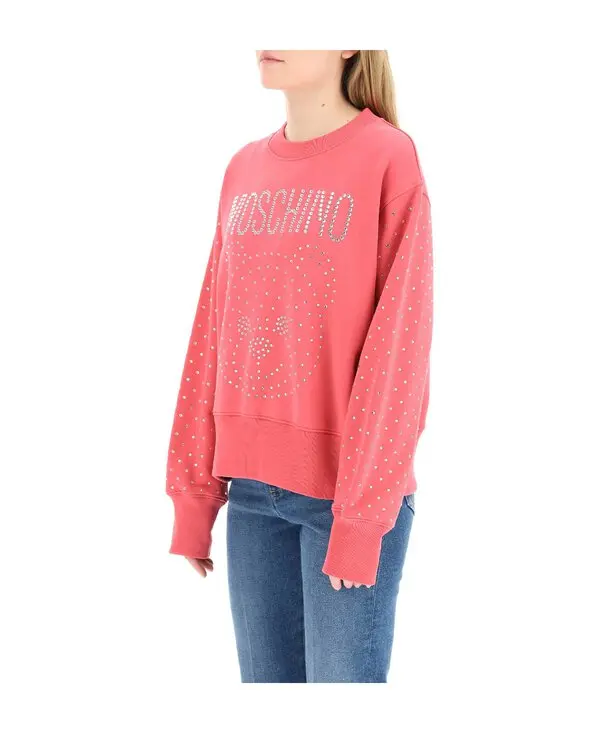 Moschino Embellished Logo Sweater