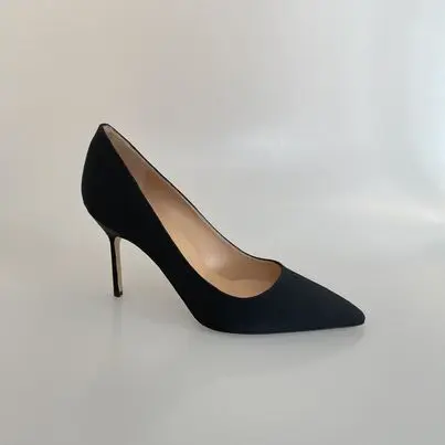 Manolo Blahnik Logo High Heels