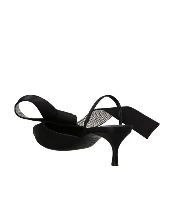 SERGIO ROSSI Marquise Bow Embellished Pumps