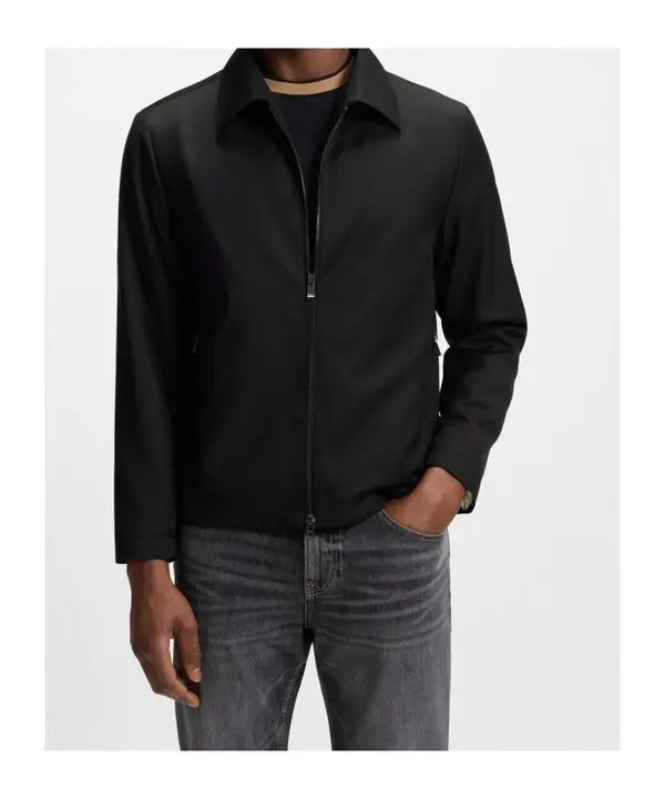 Hugo Boss Zip-up Wool Jacket