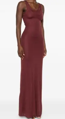 AYA MUSE Round Neck Sleeveless Maxi Dress