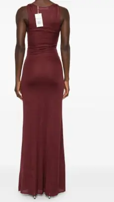 AYA MUSE Round Neck Sleeveless Maxi Dress