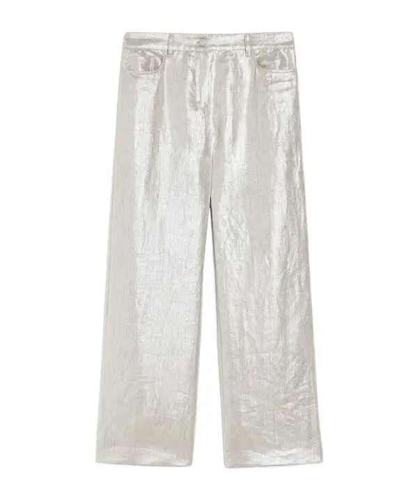 Max Mara Malika Metallic Effect Trousers