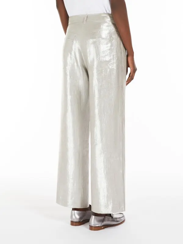 Max Mara Malika Metallic Effect Trousers