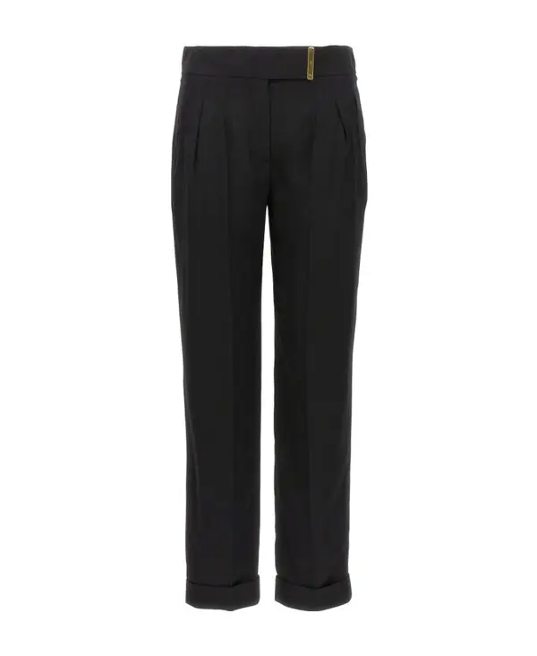 TOM FORD Metal Bar Detailed Straight-leg Pants