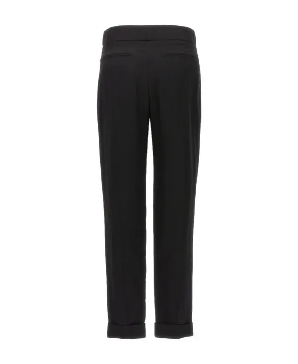 TOM FORD Metal Bar Detailed Straight-leg Pants