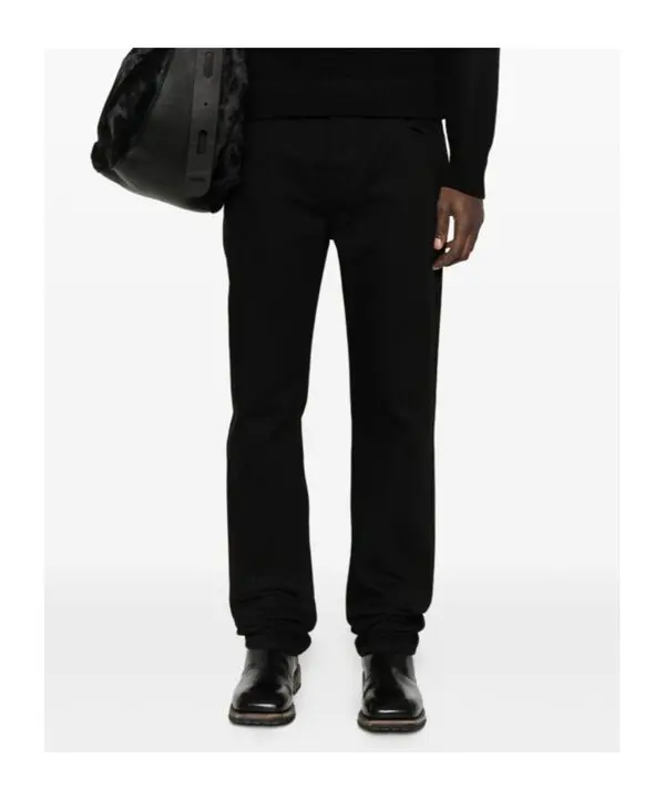 Alexander McQueen Straight-leg Slim Jeans - Black