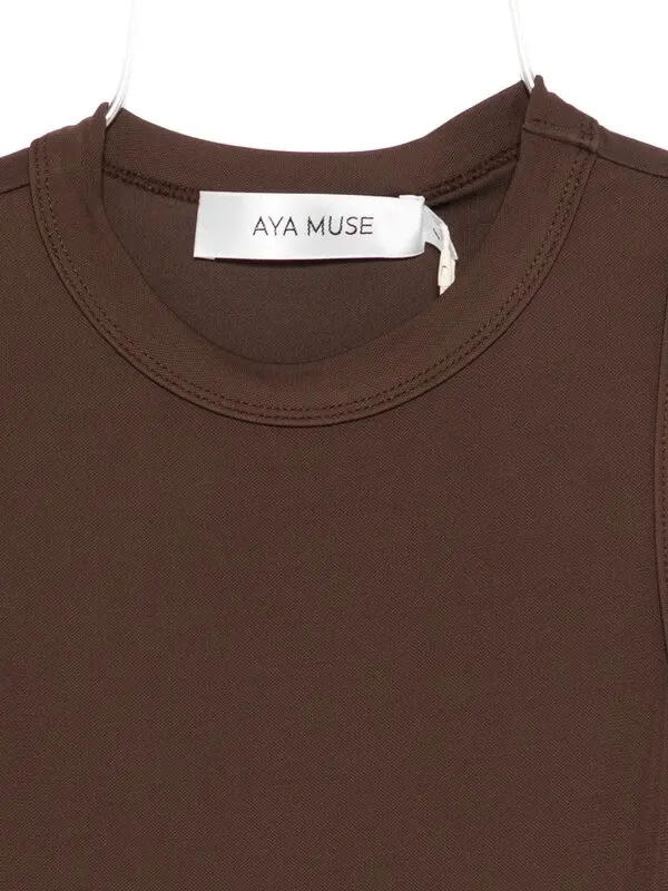 AYA MUSE Knitted Vest - Brown