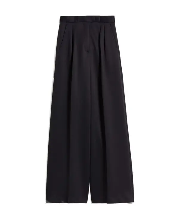 Max Mara Zinnia Pleated High Waist Wide Leg Pants