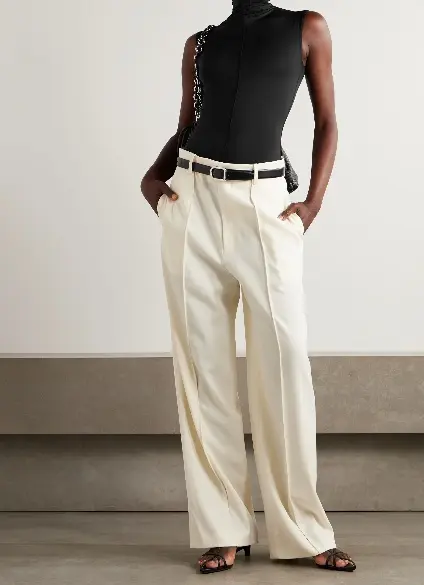 Wardrobe.NYC Stretch Knit Turtleneck Bodysuit - Black