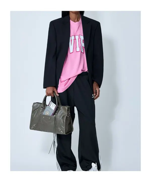 Balenciaga Padded Shoulder Blazer - Black