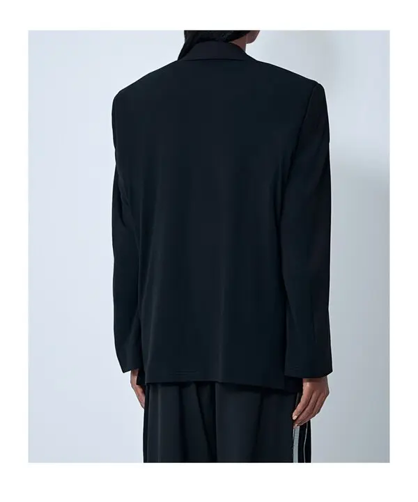 Balenciaga Padded Shoulder Blazer - Black