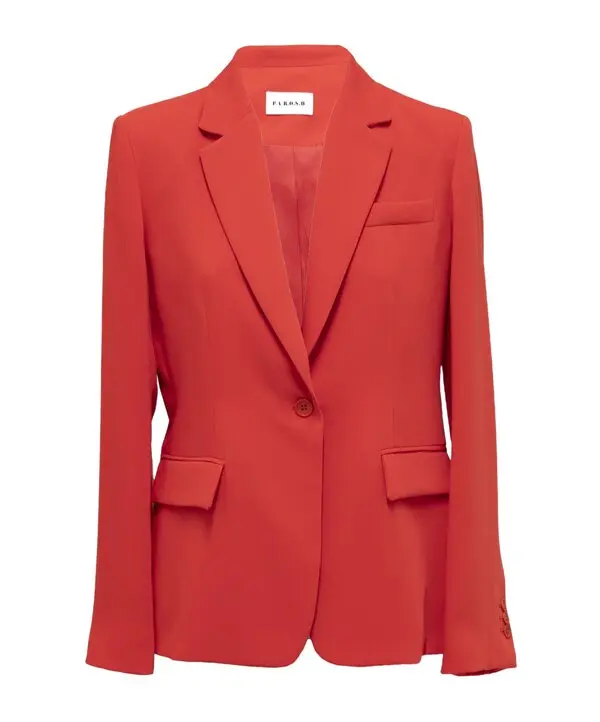P.a.r.o.s.h Single-breasted Tailored Blazer - Red