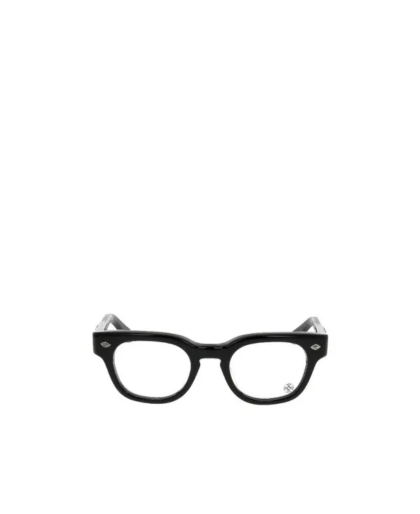 Chrome Hearts Jenna Tail Yea Square Sunglasses - Black