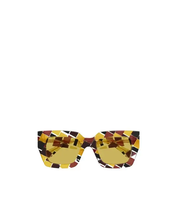 Bottega Veneta Rectangle Frame Sunglasses - Color