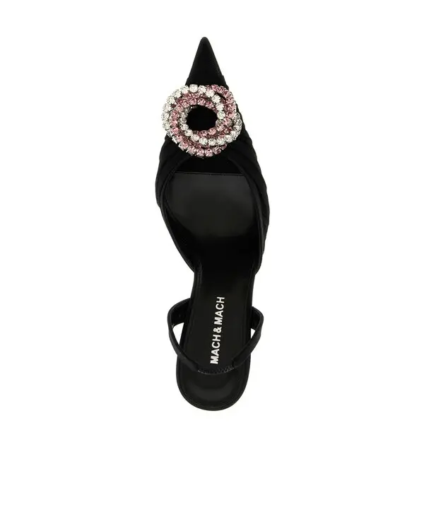 MACHMACH Mach & Mach Cosmic Slingback Pumps With Embellished Toe
